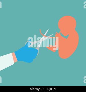Vector isolated illustration of umbilical cord blood. Stem cells ...