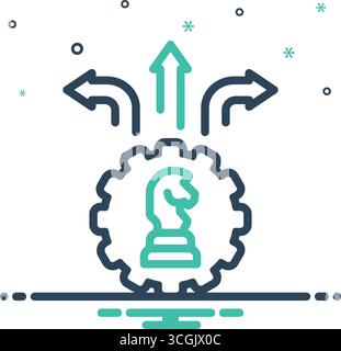Icon for strategic alignment, strategic Stock Vector Image & Art - Alamy