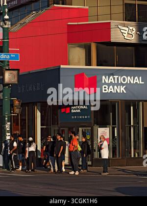 Toronto Canada / The Chinatown Branch of The National Bank.The ...