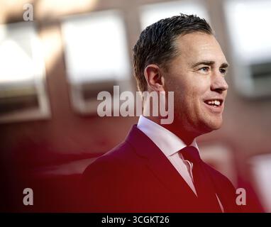 THE HAGUE – Eelco Heinen, outgoing Minister of Finance, arrives before ...