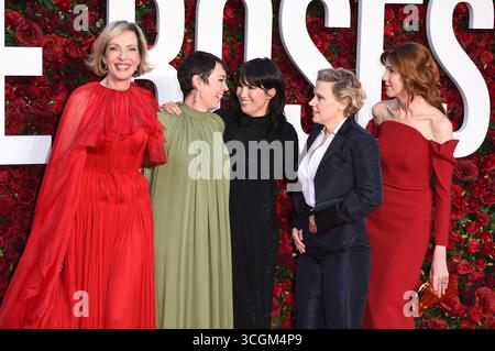 Zoe Chao and Olivia Colman at the "The Roses" UK film premiere, Odeon ...