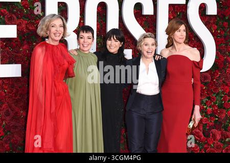 Zoe Chao and Olivia Colman at the "The Roses" UK film premiere, Odeon ...