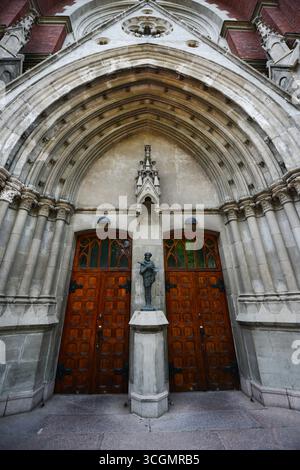 St John's Church, neo-Gothic and neo-Renaissance, bell tower, Old Town ...