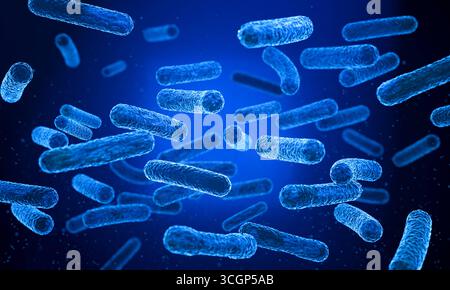 Bacteria under a microscope. Bacteria under a microscope. Pathogens ...