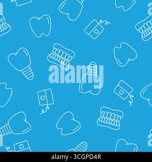 Dental floss pattern seamless vector repeat geometric for any web ...
