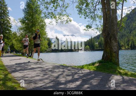 Switzerland. 29th Aug, 2025. First men and women of the CCC, the 100K ...