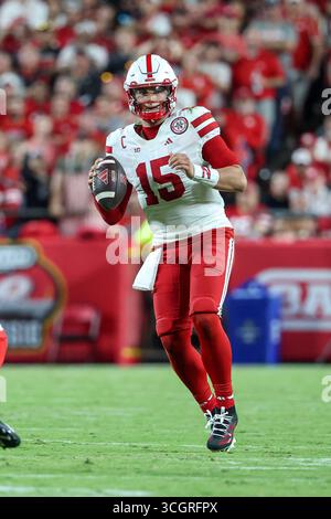 August 28, 2025: Nebraska Cornhuskers running back Emmett Johnson (21 ...