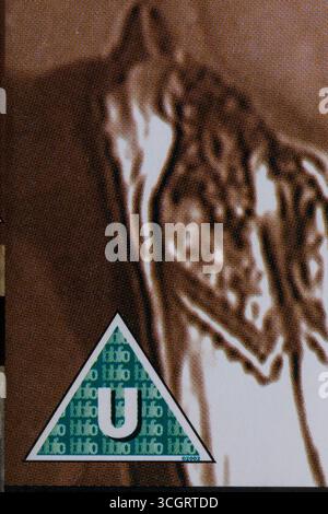 U rating classification on DVD disc - film age classification bbfc ...