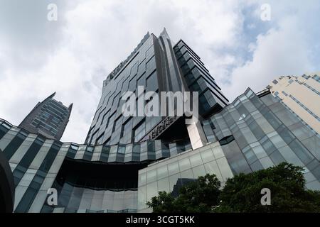 Hyatt Regency Hotel Skyscraper Bangkok Sukhumvit Road Bangkok Thailand ...