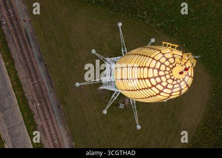 The 151 foot Ear of Corn Water Tower in Rochester, Minnesota August 27 ...