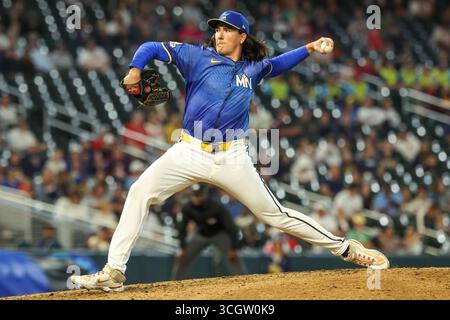 August 29th, 2025: Minnesota Twins starting pitcher Zebby Matthews (52 ...