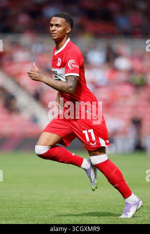 Morgan Whittaker of Middlesbrough during the Sky Bet Championship match ...