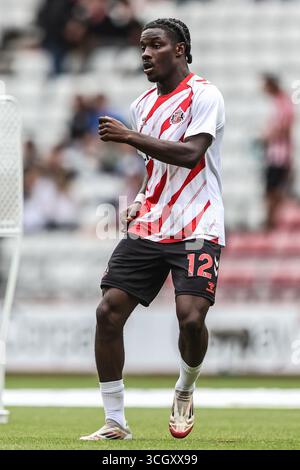 Eliezer Mayenda of Sunderland during the Premier League match Tottenham ...