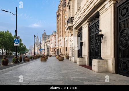 Historic buildings, Bund, Waitan, Shanghai, People's Republic of China ...
