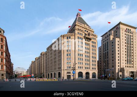 Sassoon House, Peace Hotel, Bund, Waitan, Shanghai, People's Republic ...