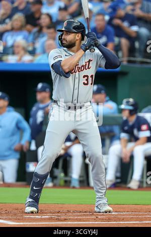 Detroit Tigers' Riley Greene bats during an intrasquad baseball game in ...