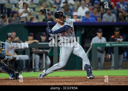 Detroit Tigers' Dillon Dingler bats during the sixth inning of a ...