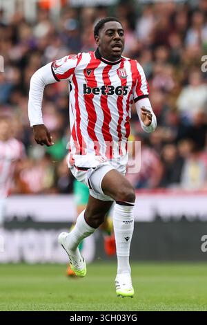 Stoke City's Divin Mubama during the Sky Bet Championship match at ...