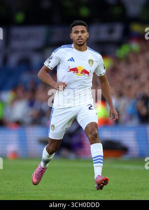 James Justin Of Leeds United during the Newcastle United v Leeds United ...