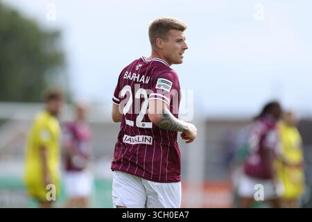 Jack Barham, of Chelmsford City, during the match between Bath City FC ...