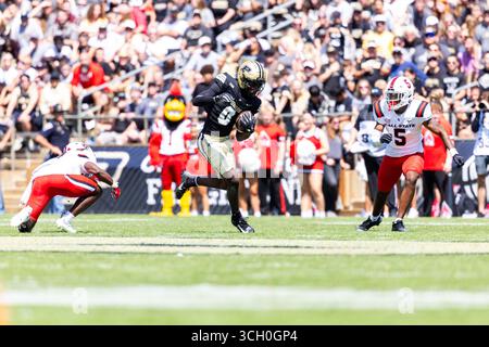 Purdue wide receiver Nitro Tuggle (0) during an NCAA football game on ...