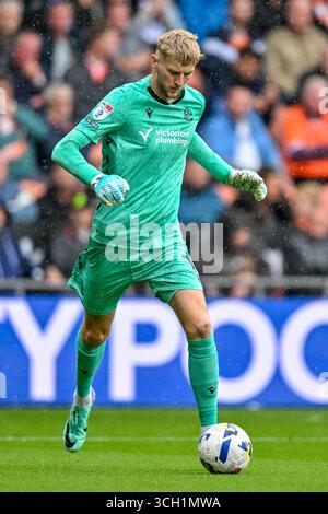 Teddy Sharman-Lowe (1) of Bolton Wanderers F.C makes a save during the ...