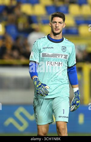 Alessandro Confente of SS Juve Stabia gestures Castellamare di Stabia ...