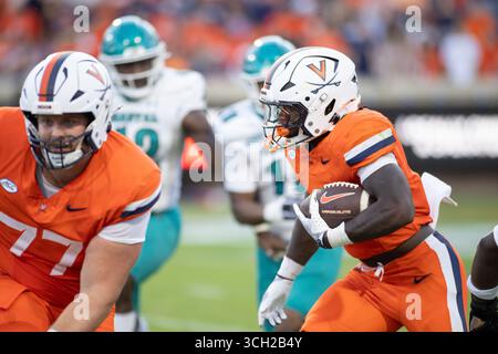 Virginia running back J'Mari Taylor (3) is tackled by Florida State ...
