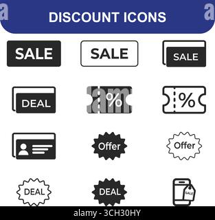 Percent sale online voucher icon. Outline Percent sale online voucher ...
