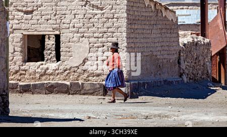 People in a Village at the Salar de Uyuni Stock Photo - Alamy