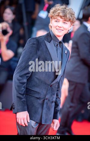 Christian Convery attends the red carpet for the Tribute Awards during ...