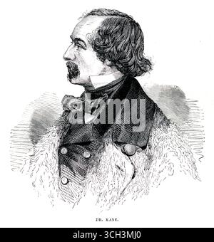 1850 Franklin Search Expedition led by Captain Austin. The ships are ...