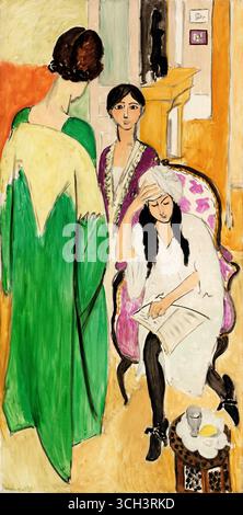 "Three Sisters with an African Sculpture (Les Trois soeurs ? la ...