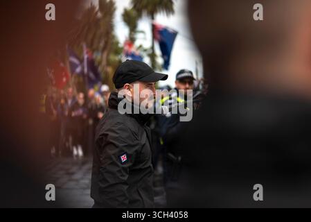 Neo-Nazi Thomas Sewell (right) departs from the Supreme Court of ...