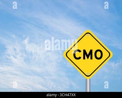 Contract - yellow sign with blue sky background Stock Photo - Alamy