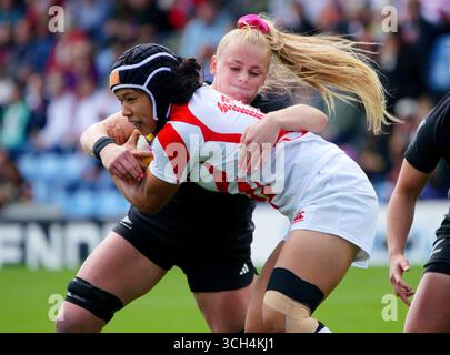 New Zealand's Jorja Miller during the team run at the Allianz Stadium ...