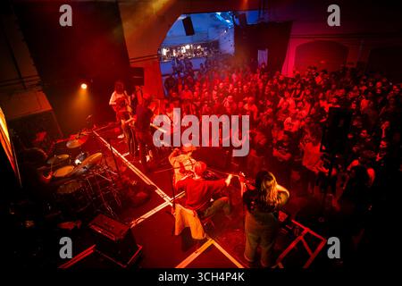 Edinburgh, Scotland. Sun 31 August 2025. English rock band Heartworms ...