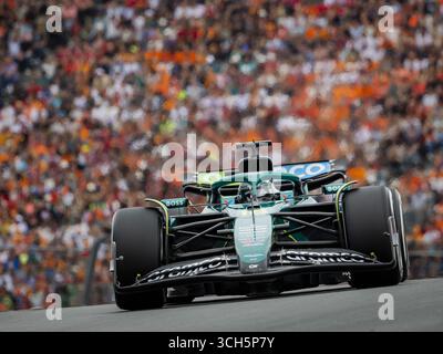 ZANDVOORT - Lance Stroll (Aston Martin) during the F1 Grand Prix of the ...