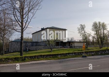 Kiruna city center under demolition in northern Sweden on June 18 2025 ...