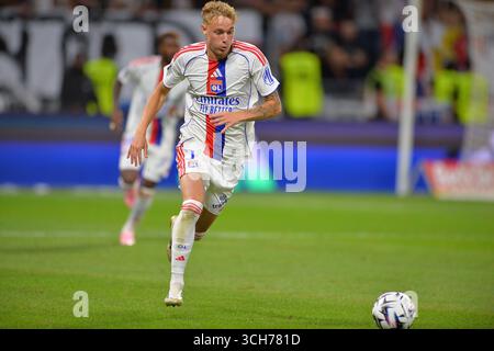 Adam KARABEC of Lyon during the French championship Ligue 1 football ...