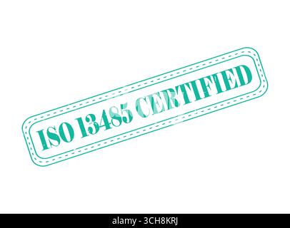 ISO 13485 Certified Stamp Vector Set, Medical Devices Quality Label ...