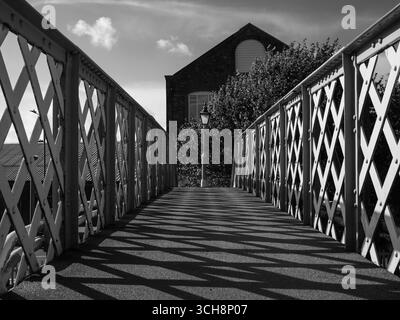 Redruth Station Footbridge Stock Photo - Alamy