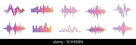 Sound wave illustration symbol Stock Vector Image & Art - Alamy