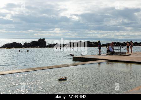 Cellardyke Tidal Pool, Fife, Scotland Stock Photo - Alamy