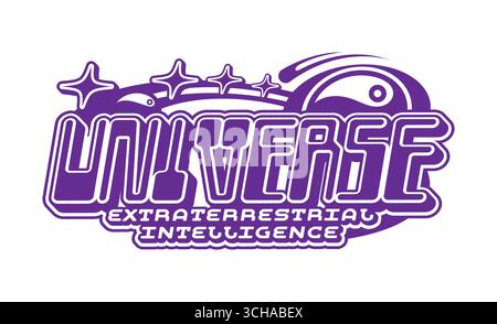 universe extraterrestrial intelligence and space vintage Y2K icon or ...