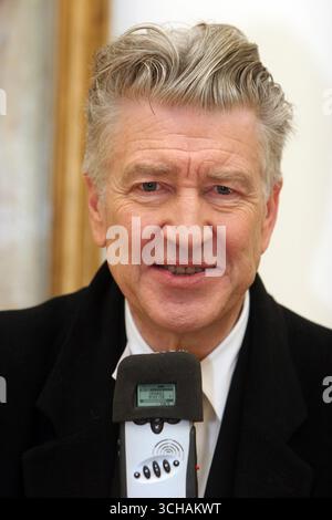 David Lynch at a press conference for his new book Catching The Big ...
