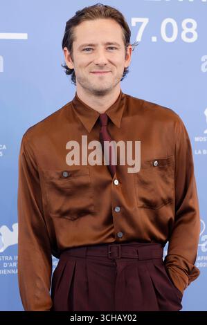 Lewis Pullman beim Filmfestival Venedig, Italien. Mostra del Cinema ...