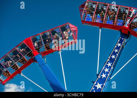 Top Gun Amusement Ride Woodstock Fair Woodstock, Connecticut, USA Stock ...