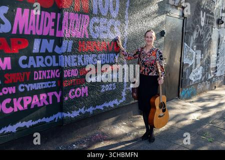 Seattle mayoral candidate Katie Wilson speaks during a climate forum ...