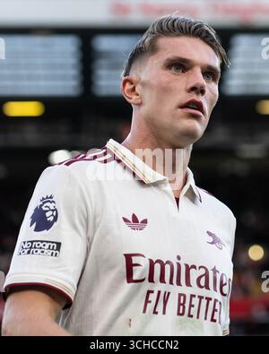Arsenal’s Viktor Gyokeres during the Premier League match at the ...